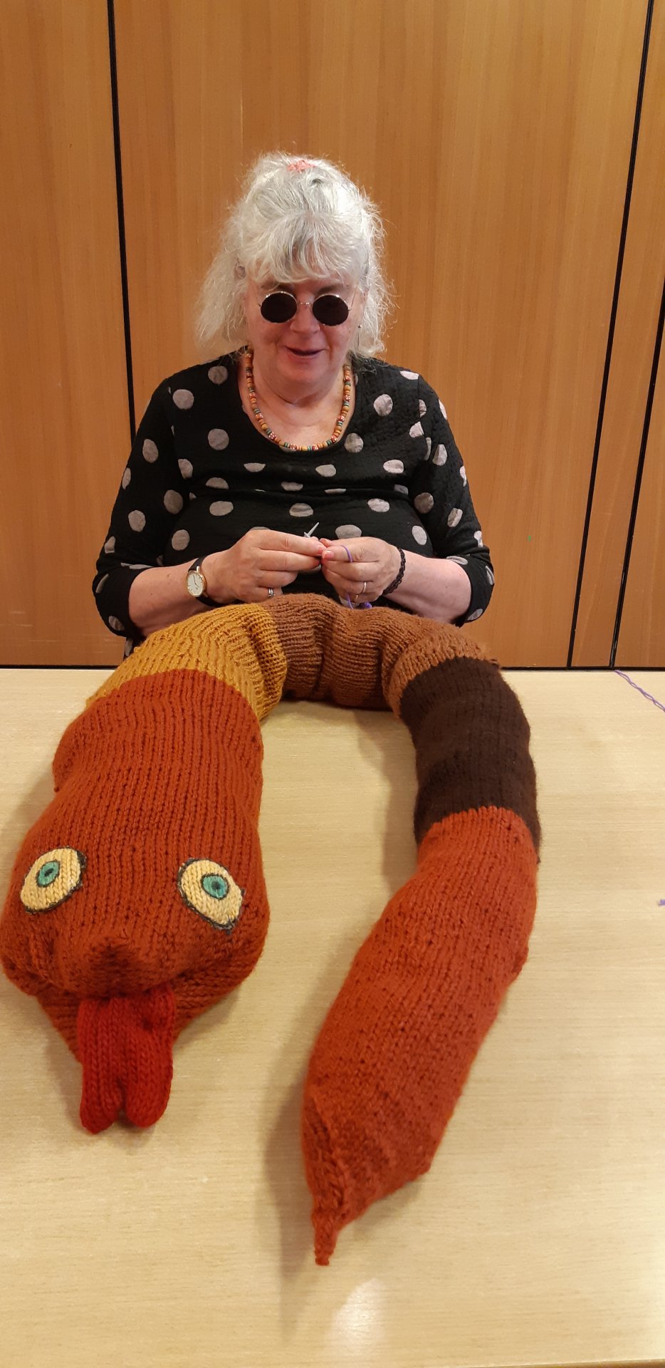 Alltaf með eitthvað skemmtilegt á prjónunum | Grundarheimilin